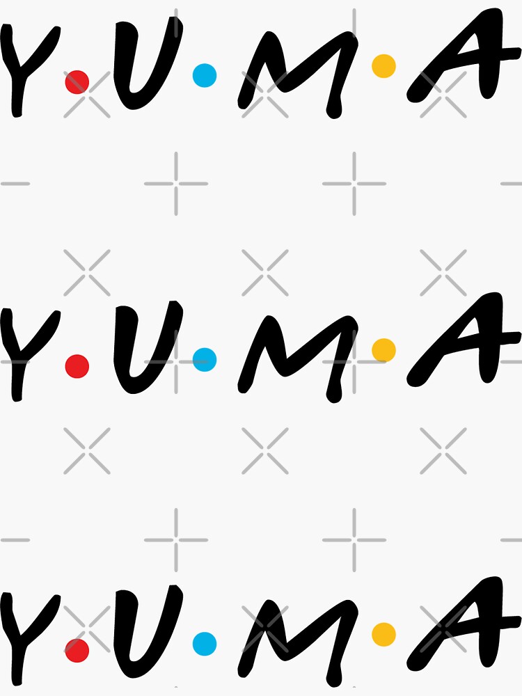 "Yuma" Sticker for Sale by haztx | Redbubble