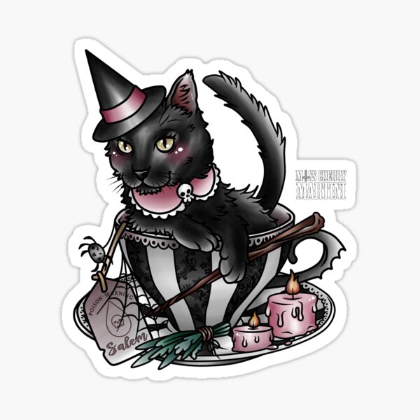 "Salem" Sticker by CherryMartini | Redbubble