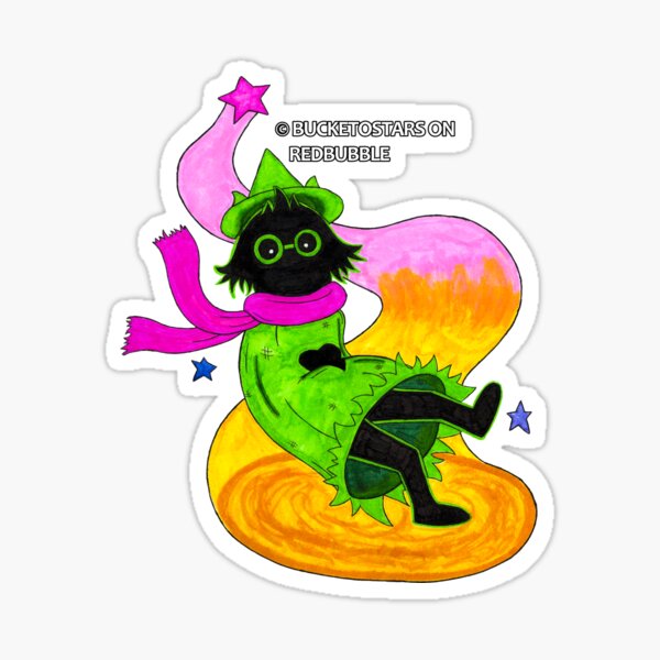 "Ralsei of Deltarune" Sticker for Sale by bucketostars | Redbubble