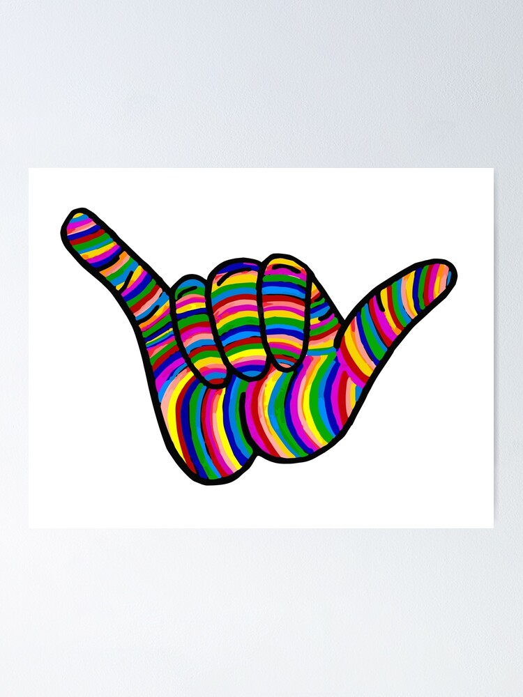 "Shaka" Poster for Sale by Corey-Paige | Redbubble