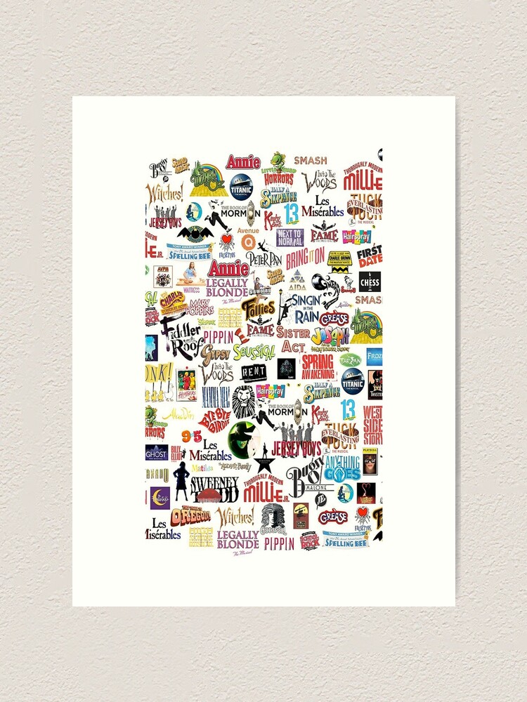 "Musical Logos Collage" Art Print by yjidy | Redbubble