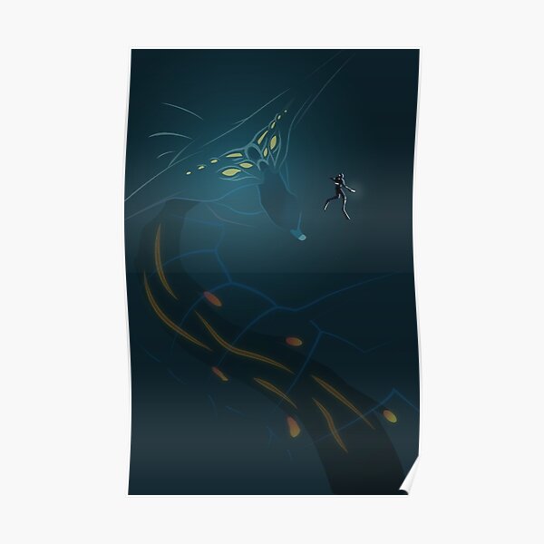 "Ghost Leviathan Attack" Poster by maflarson | Redbubble