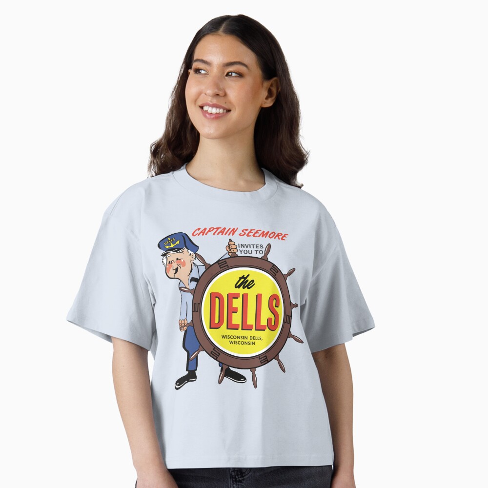 "Captain Seemore of the Wisconsin Dells" Sticker for Sale by lanemeyer ...