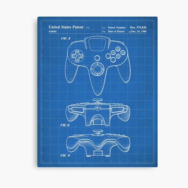 N64 Controller Canvas Prints | Redbubble
