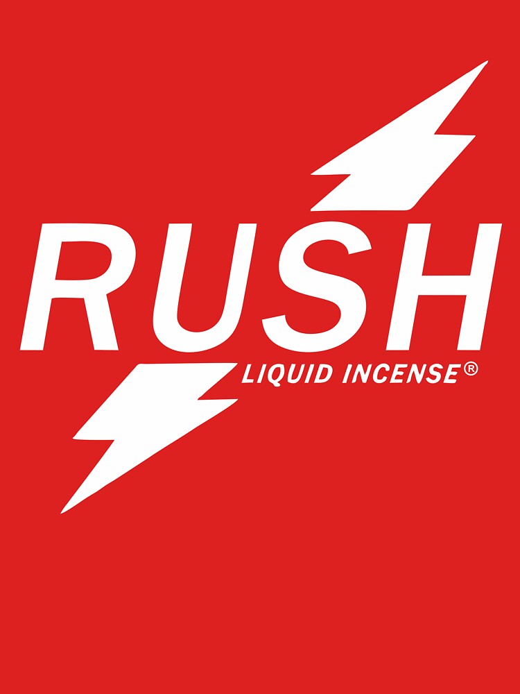 "Rush Liquid Incense Amyl" T-shirt by simongraha | Redbubble