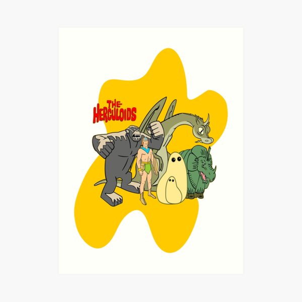 "Classic Cartoons The Herculoids- T-Shirt, Mugs, Bag and more" Art ...