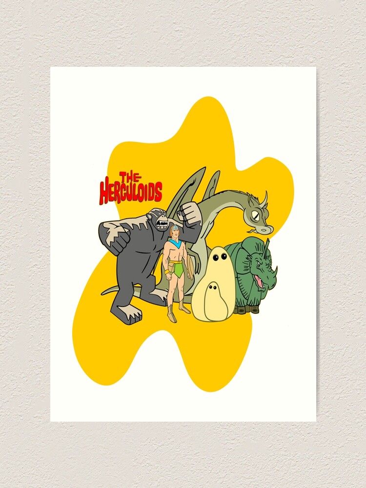 "Classic Cartoons The Herculoids- T-Shirt, Mugs, Bag and more" Art ...