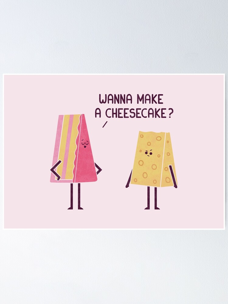 "Cheesy" Poster for Sale by Teo Zirinis | Redbubble