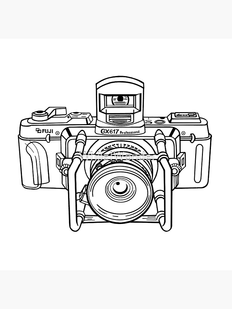 "Fuji Camera" Poster by WhileIWonder | Redbubble