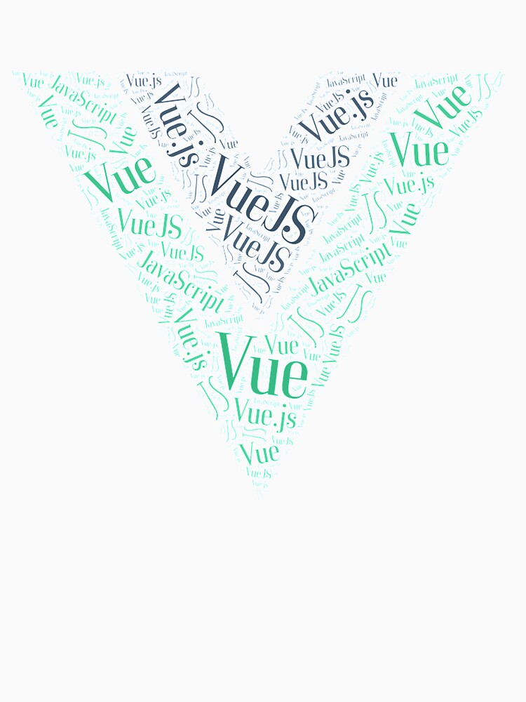 Camiseta «Vue JS Vuejs JavaScript Framework» de vladocar | Redbubble