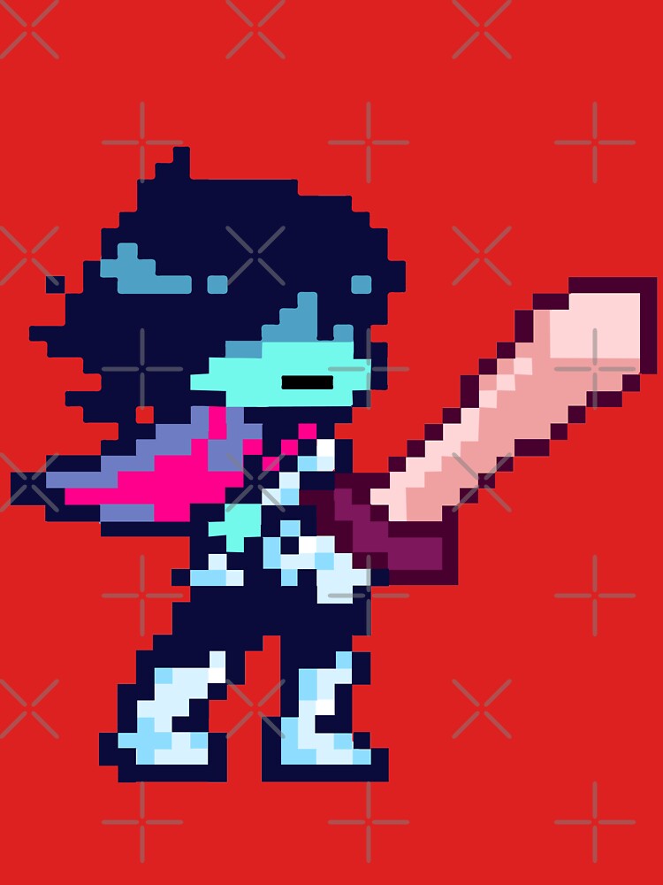 "Deltarune Kris Battle Sprite" T-shirt for Sale by OctaviousRex197 ...