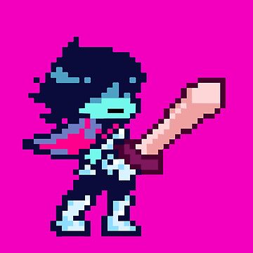 "Deltarune Kris Battle Sprite" Poster for Sale by OctaviousRex197 ...