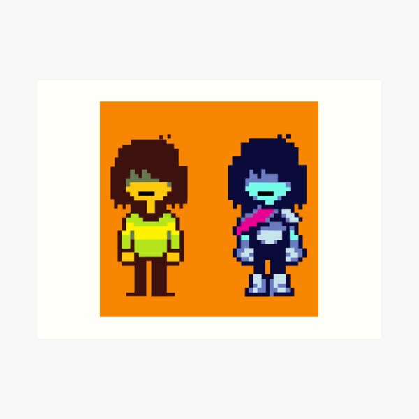 "Deltarune Kris and Battle Kris Side by side" Art Print for Sale by ...