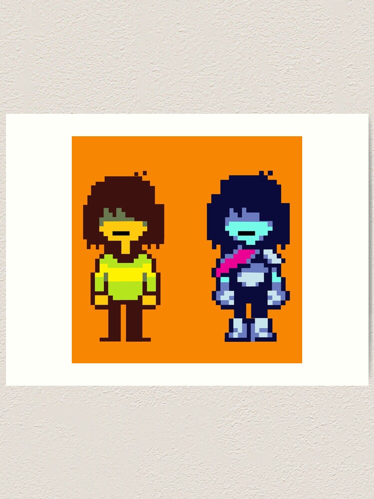 "Deltarune Kris and Battle Kris Side by side" Art Print for Sale by ...