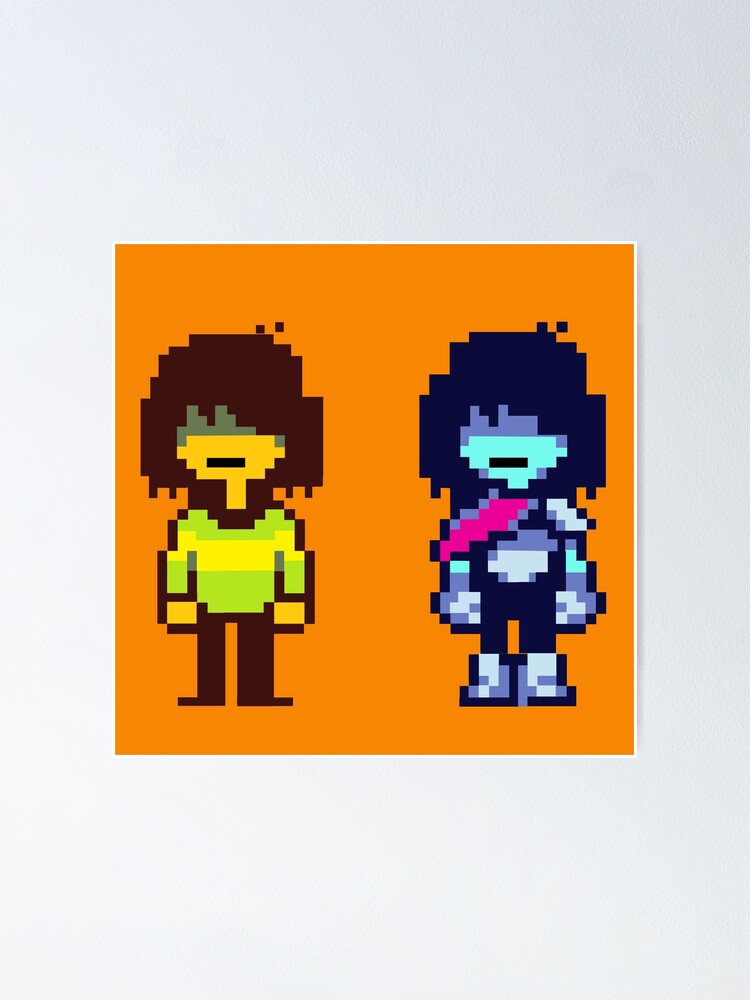 "Deltarune Kris and Battle Kris Side by side" Poster for Sale by ...