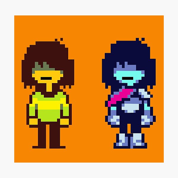 "Deltarune Kris and Battle Kris Side by side" Photographic Print by ...