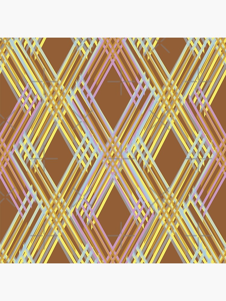 "The pattern is made of repeating lines that make" Poster for Sale by ...