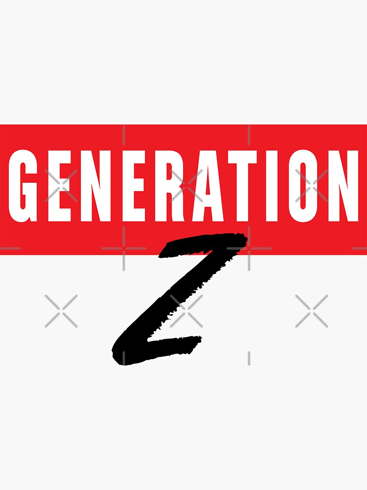 "Generation Z" Sticker by ProjectX23 | Redbubble