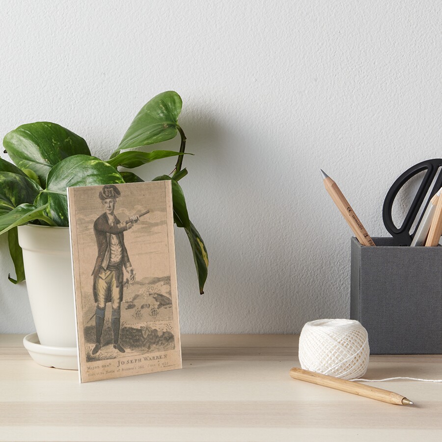 "Vintage Portrait of General Joseph Warren (1871)" Art Board Print by ...