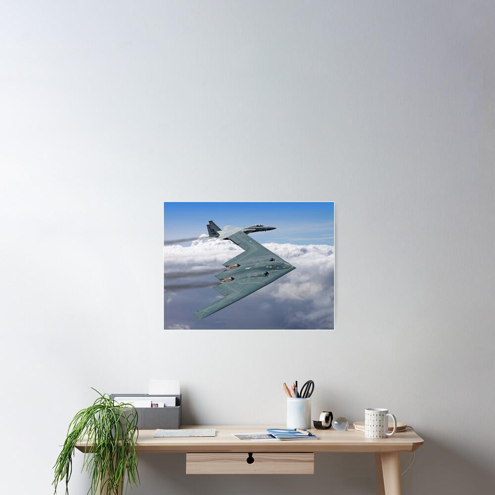 " Northrop Grumman B-2 Spirit Stealth Bomber - RIAT 2017" Poster for ...