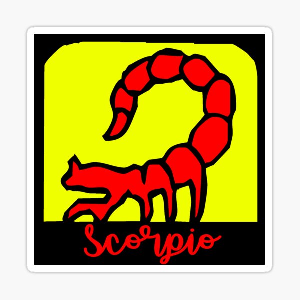 "Scorpio Zodiac Sign" Sticker for Sale by serpentsky17 | Redbubble