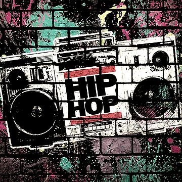 "HIP HOP BOOMBOX" Poster for Sale by BobbyG305 | Redbubble
