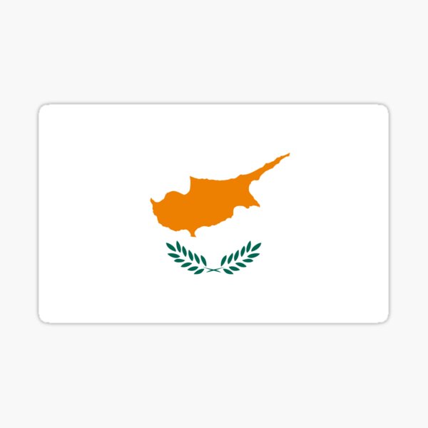 "Flag of Cyprus" Sticker by MrsFlags | Redbubble