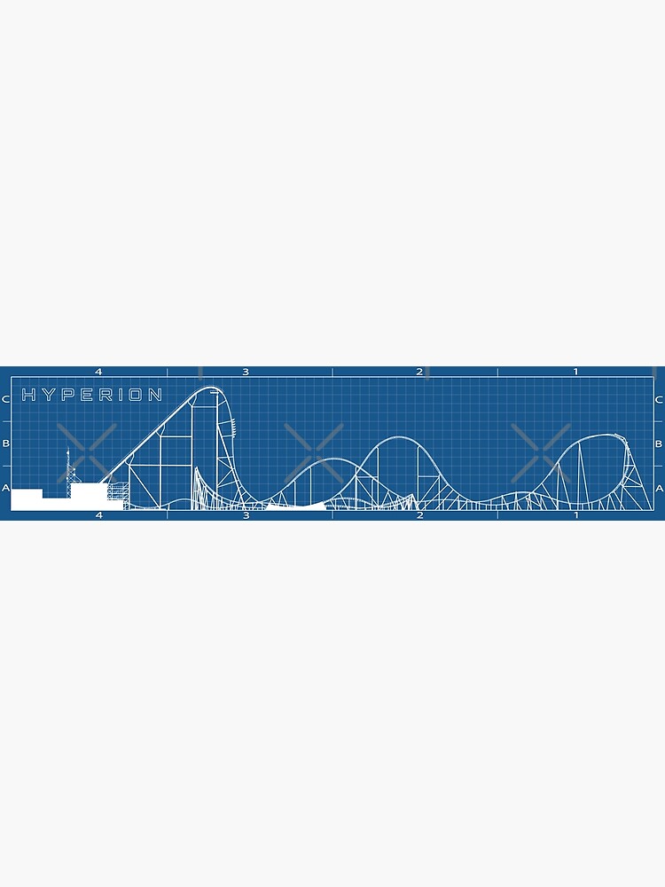 "Hyperion Blueprint" Poster by dextro10 | Redbubble