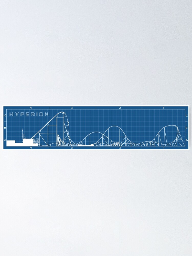 "Hyperion Blueprint" Poster by dextro10 | Redbubble