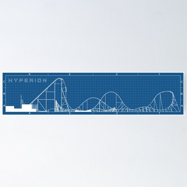 "Hyperion Blueprint" Poster by dextro10 | Redbubble