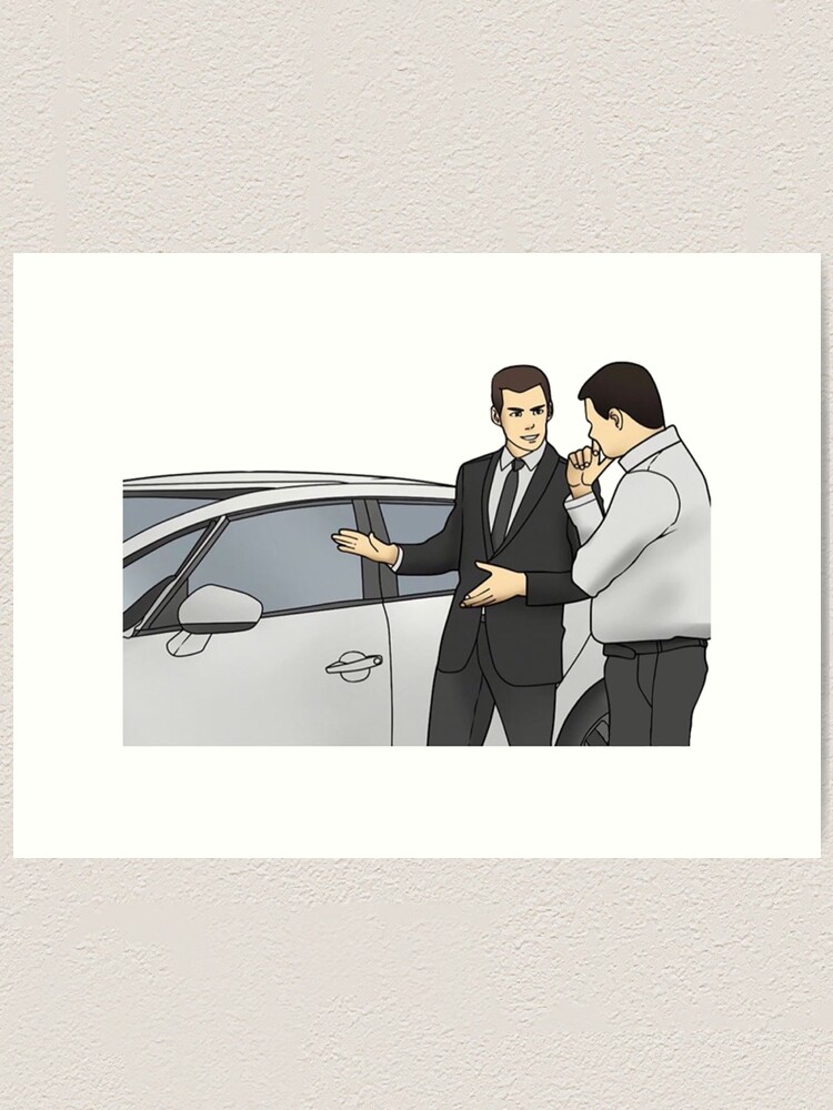 "Slaps Roof Of Car Meme" Art Print by FlashmanBiscuit | Redbubble