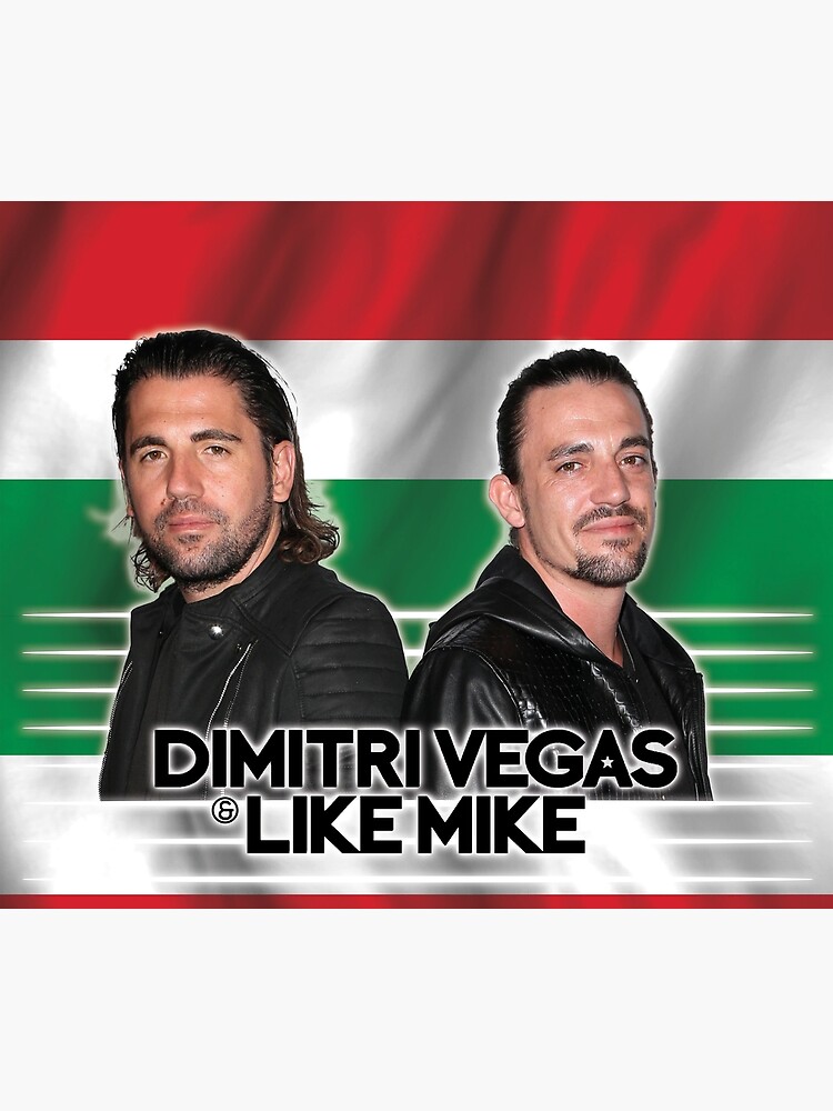 "Dimitri Vegas & Like Mike" Poster for Sale by French-Kiss | Redbubble