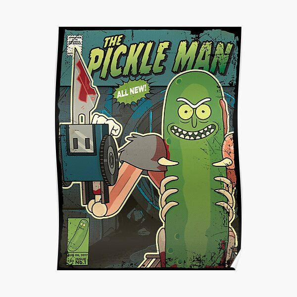 Poster: Pickle Rick | Redbubble
