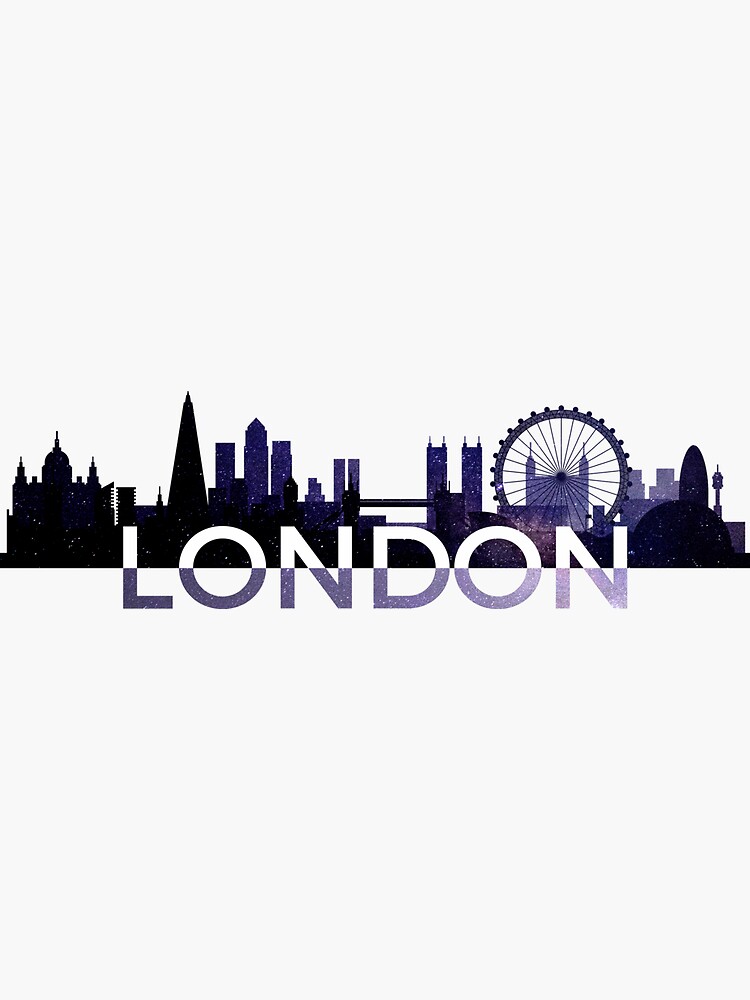 "London Skyline" Sticker by renefuerst | Redbubble