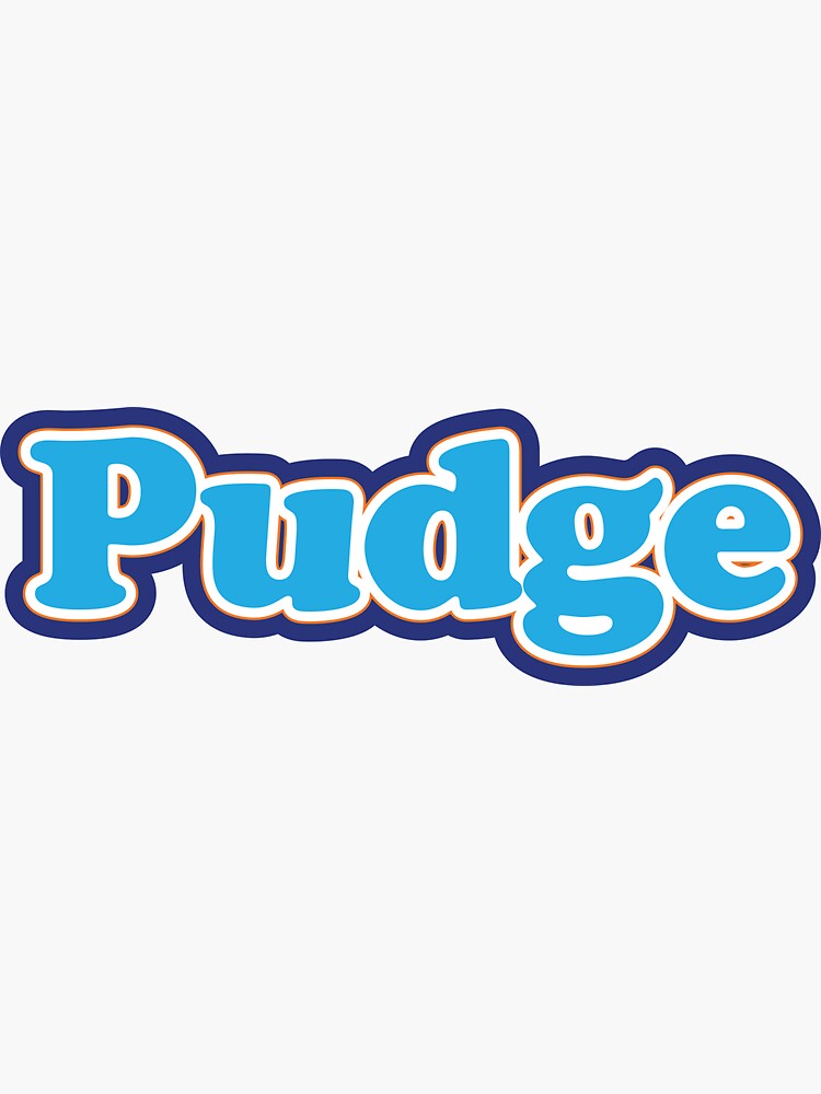 "Pudge" Sticker by attractivedecoy | Redbubble