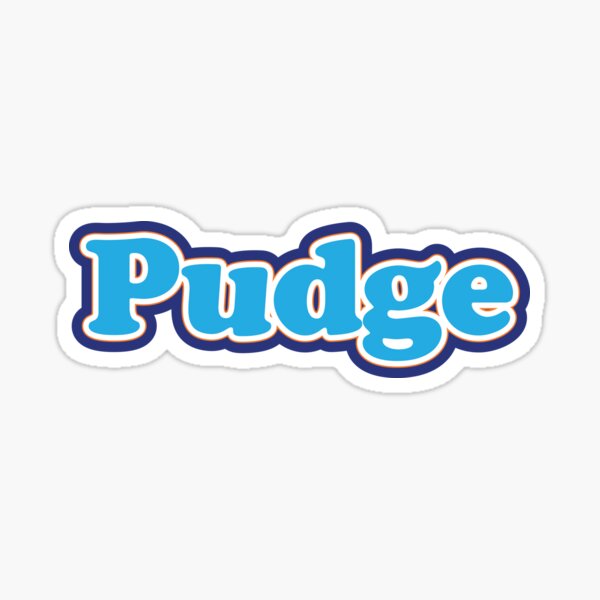 "Pudge" Sticker by attractivedecoy | Redbubble