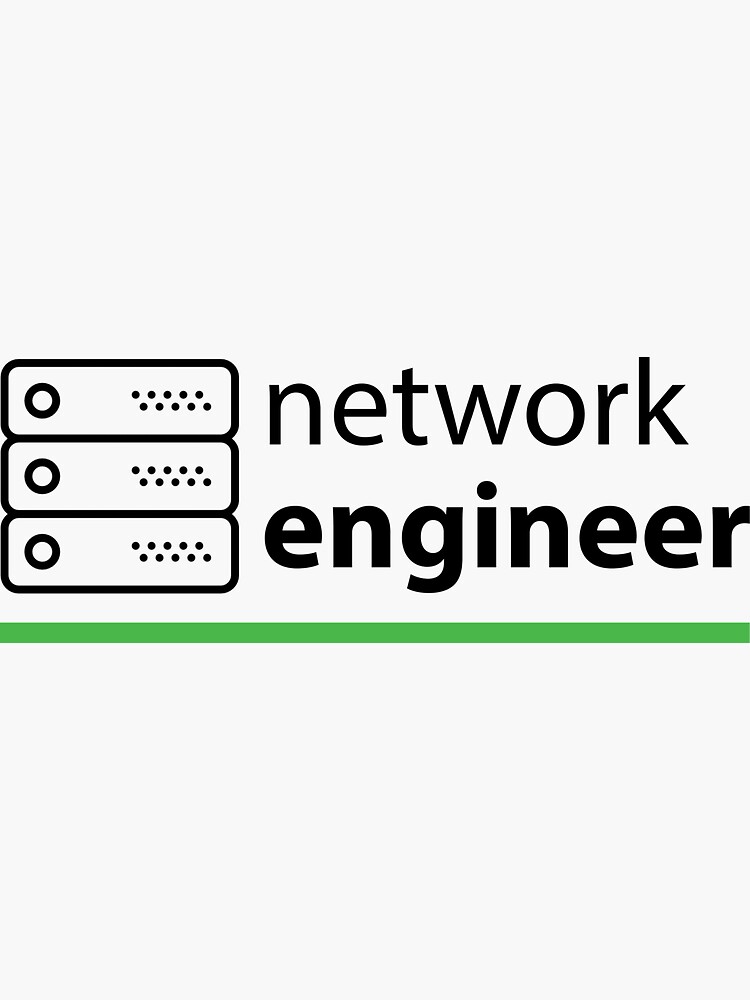 "Network Engineer" Sticker for Sale by Evelyus | Redbubble