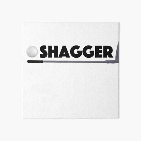 "Shagger Golf Pro Funny Golfer Prank Ball and Club" Art Board Print for ...