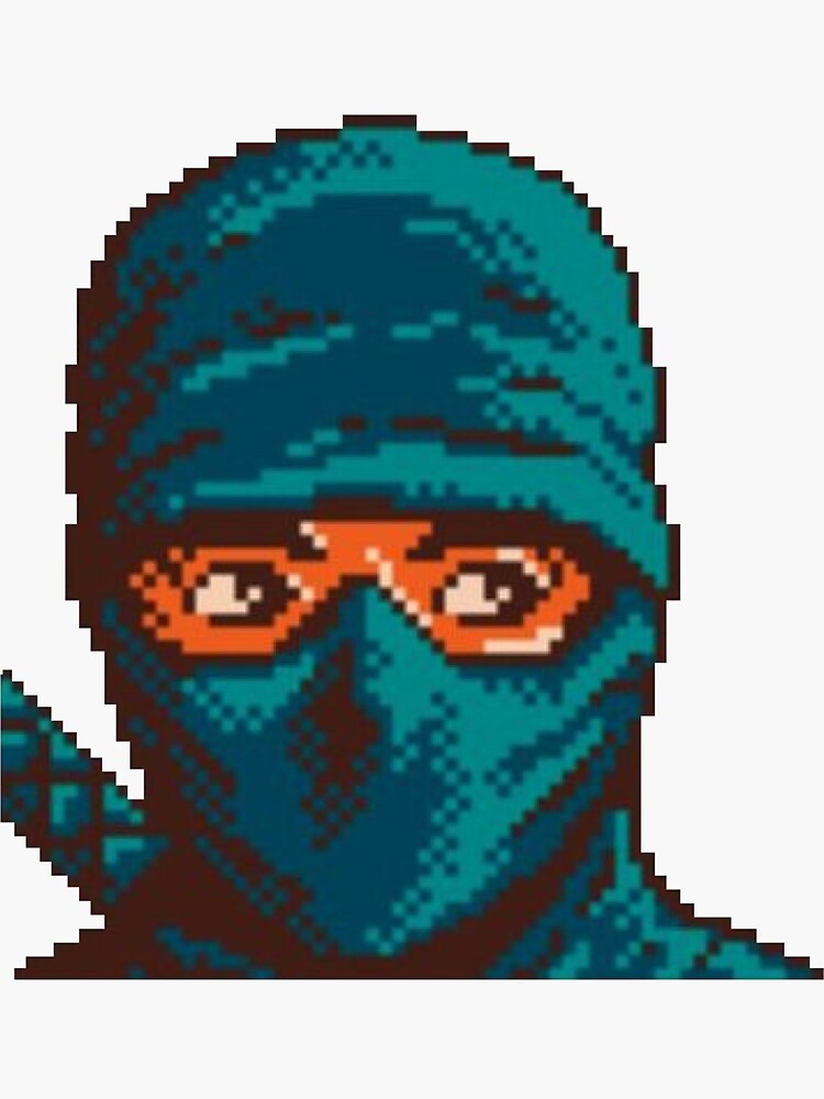 "The Messenger Ninja Man" Sticker for Sale by JoeF140 | Redbubble