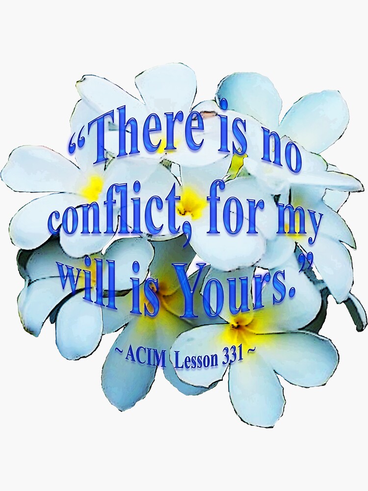 "ACIM-Lesson 331" Sticker for Sale by ACIM-LOVE | Redbubble