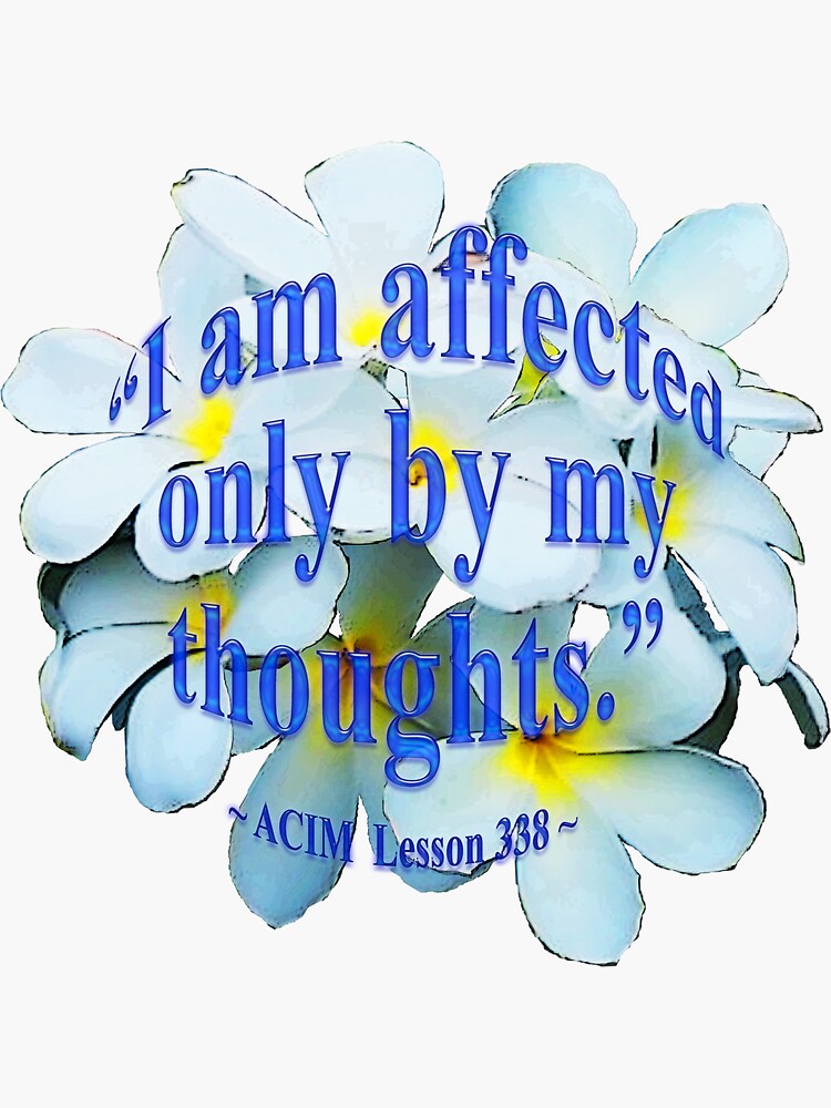 "ACIM-Lesson 338" Sticker for Sale by ACIM-LOVE | Redbubble