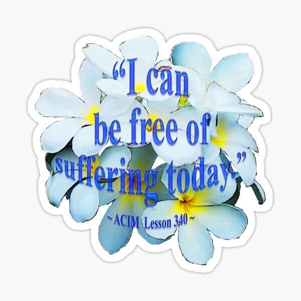 "ACIM-Lesson 340" Sticker for Sale by ACIM-LOVE | Redbubble