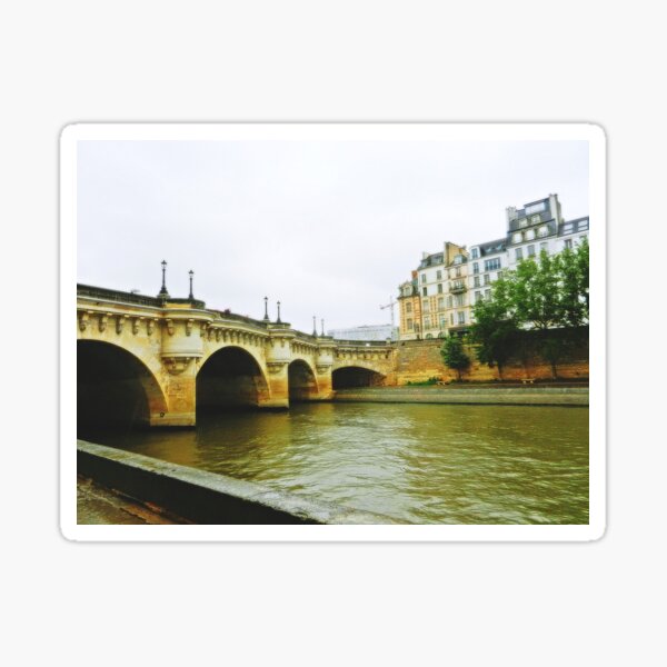 "PARIS FRANCE SEINE RIVER " Sticker for Sale by JoAnnHayden | Redbubble