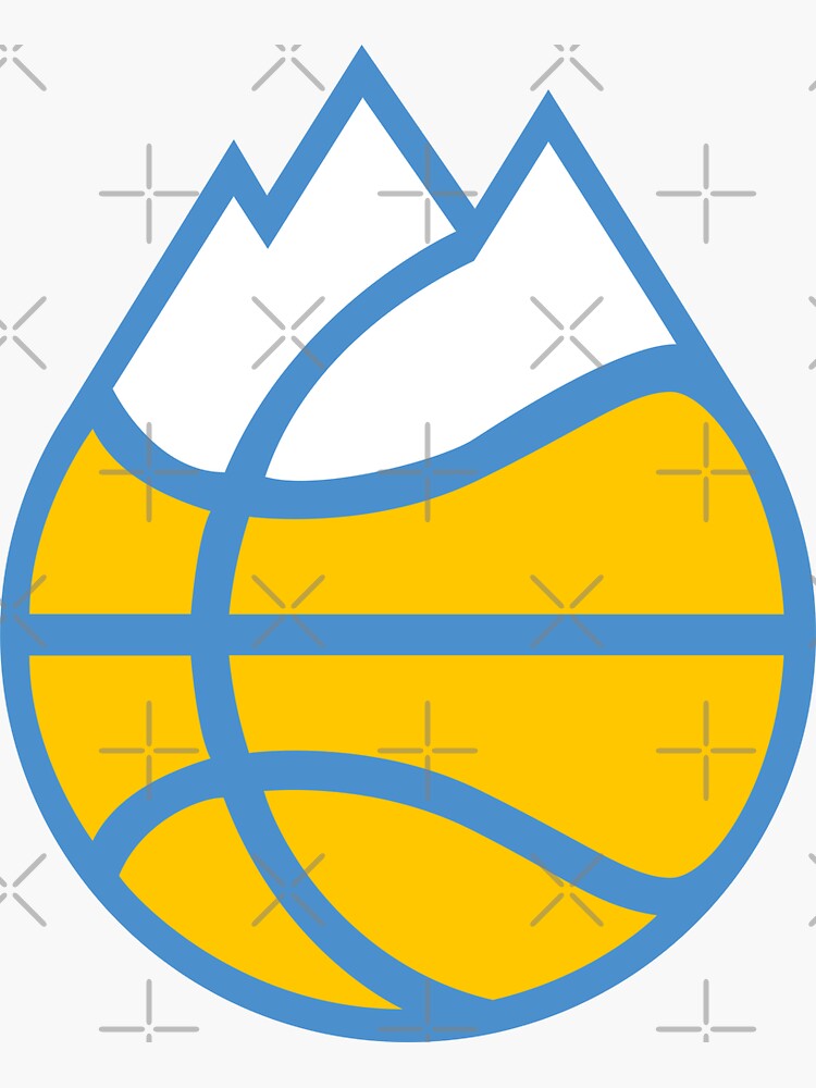 "Denver Mountain Ball 3" Sticker by SaturdayAC | Redbubble