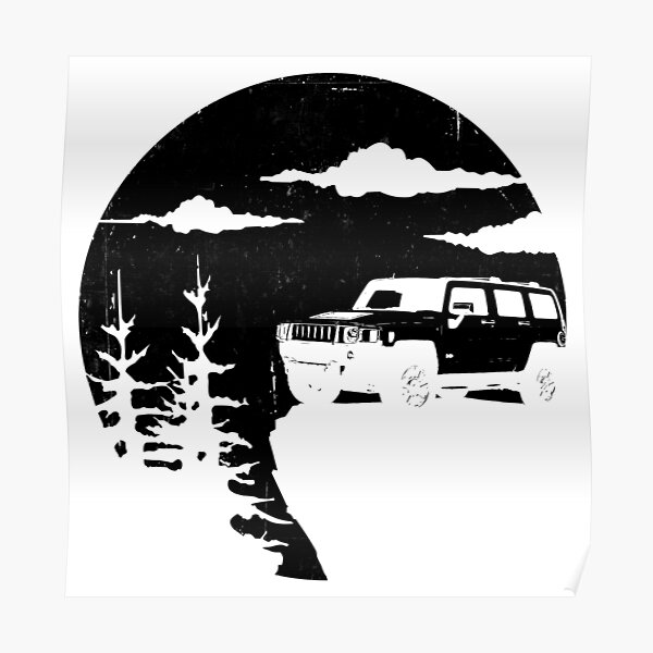 "Hummer H1 H2 H3 Adventure Off Road " Poster for Sale by SunYahui ...