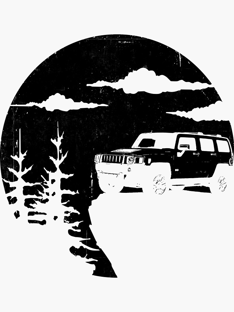 "Hummer H1 H2 H3 Adventure Off Road " Sticker for Sale by SunYahui ...