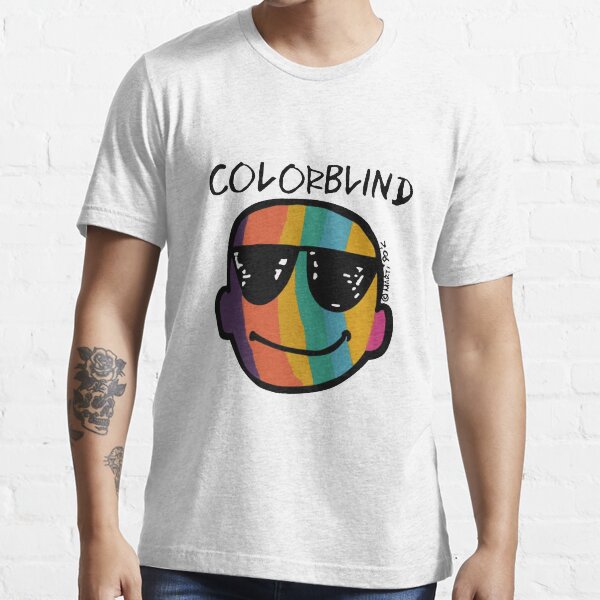 "colorblind" T-shirt for Sale by KennethPagano | Redbubble | logo t ...