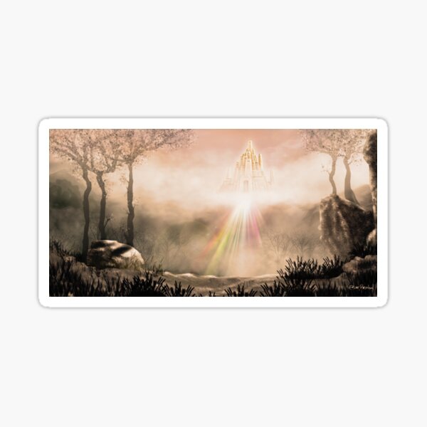 "Das Rheingold - Scene 4 - Vallhalla Appears" Sticker for Sale by ...