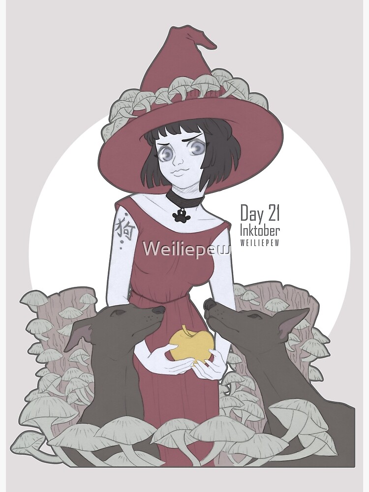 "Eris Witch - Inktober Day 21" Poster by Weiliepew | Redbubble