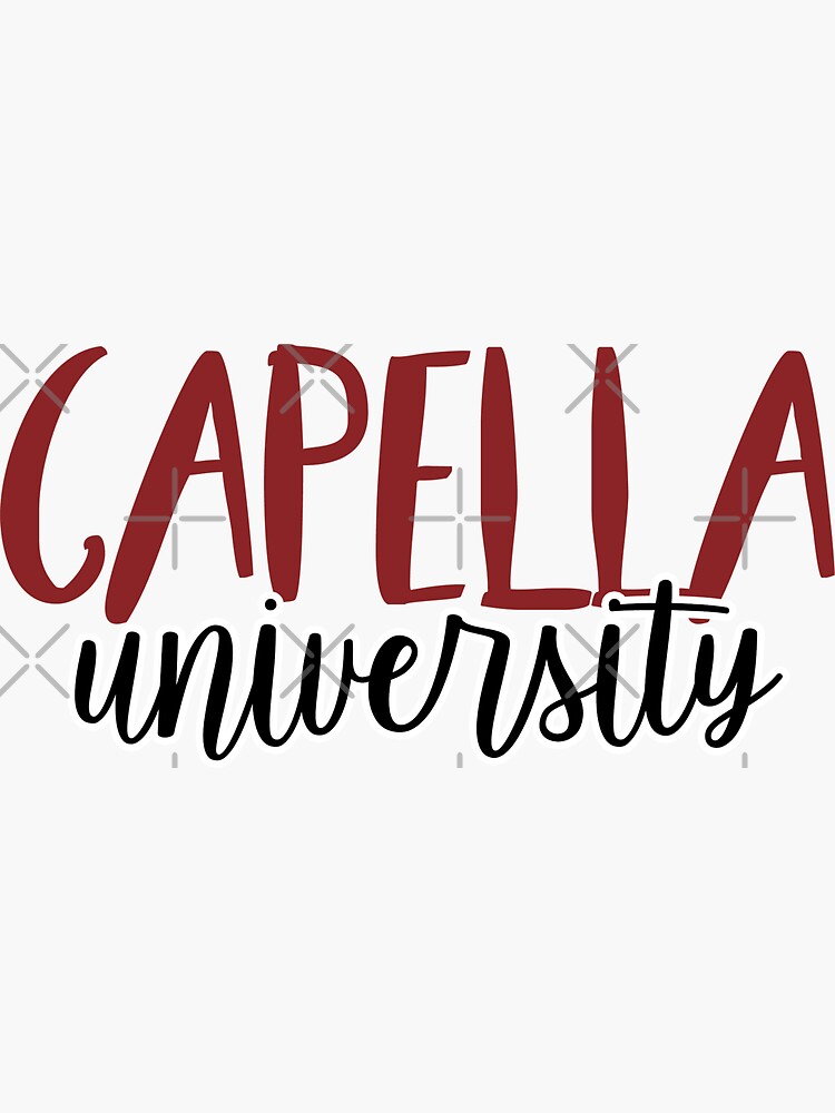 "Capella University" Sticker for Sale by mynameisliana | Redbubble